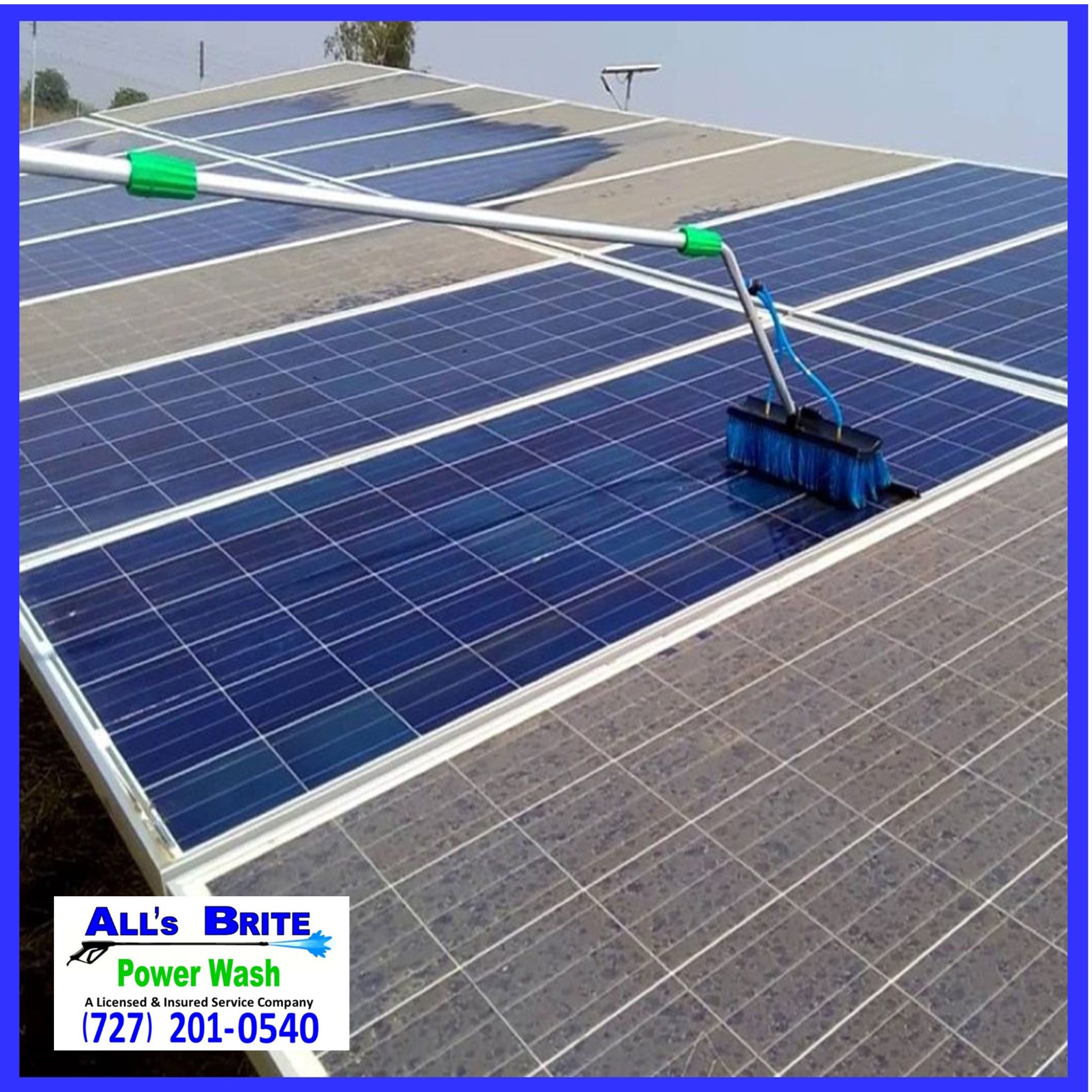 Solar Panel Cleaning - All's Brite Power Wash and Paver Seal