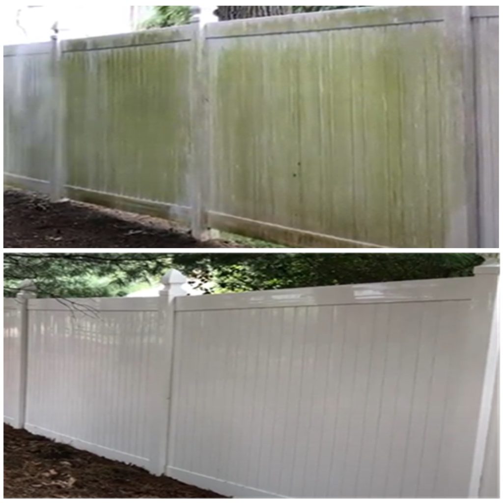 Fence Cleaning - All's Brite Power Wash and Paver Sealing
